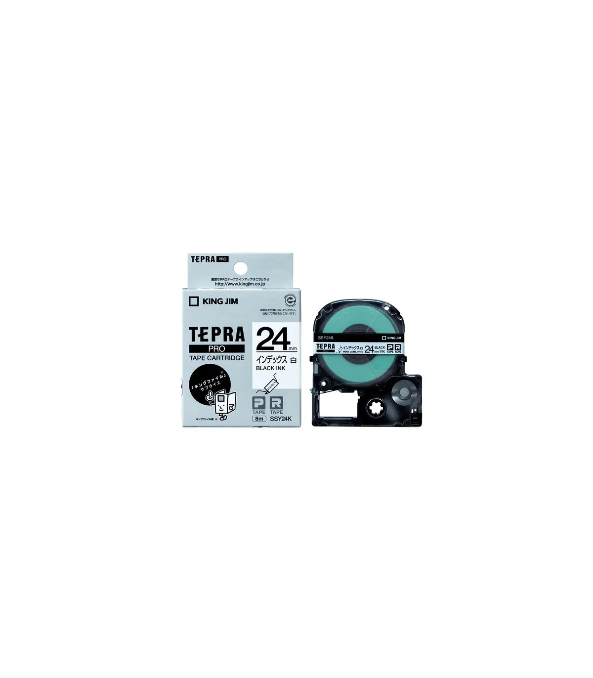 Tepra SSY24K (Nhãn Phân Trang, Khổ 24mm, Trắng) | ⓿ | METAKING